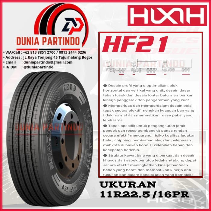Jual Ban Truk Bus HIXIH HF21 11 R22.5 16PR. Chat Diskon Harga Stok ...