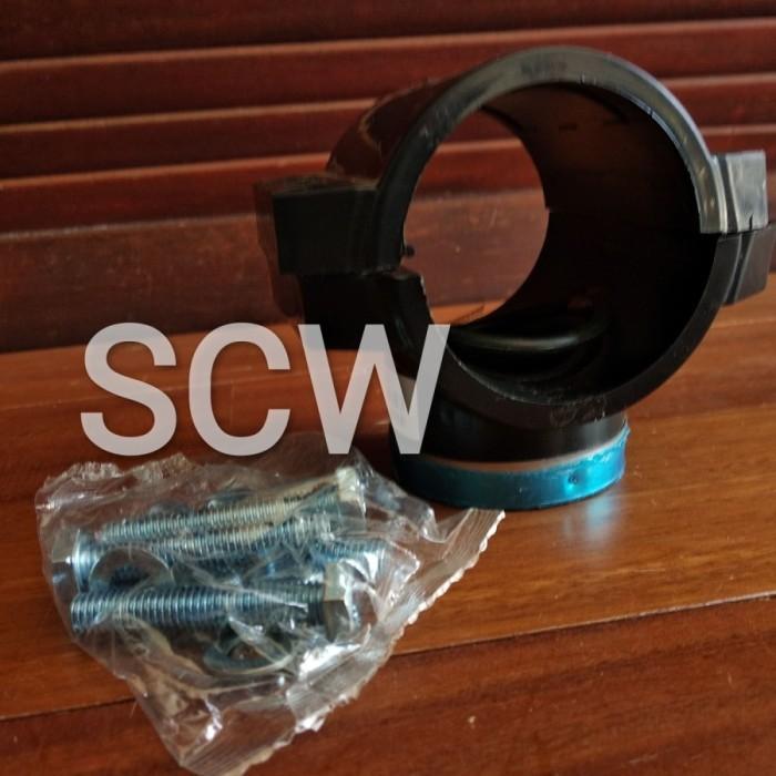 Jual Klem HDPE Pipa 63mm x 25mm Sadle Clamp Fitting 2 x 3/4"inch - Kota ...