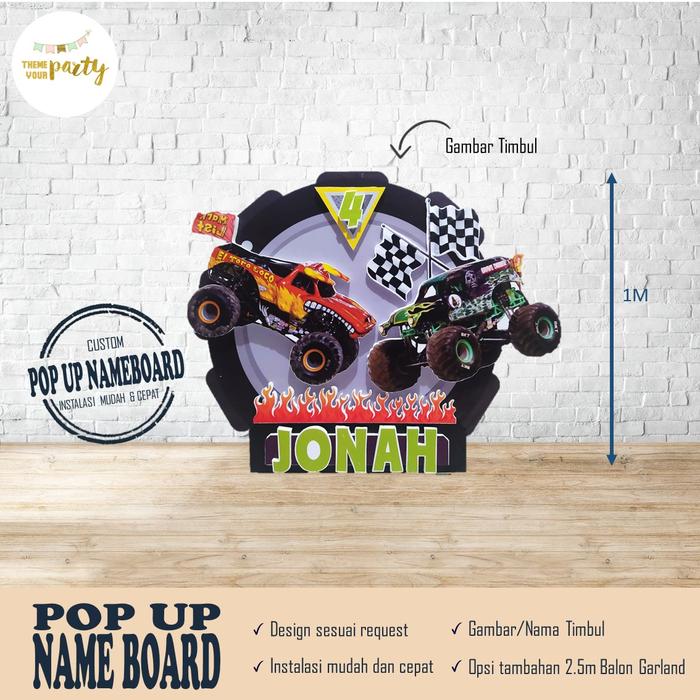 Jual Name Board - Papan Nama Styrofoam - Party Backdrop - B. Board ...