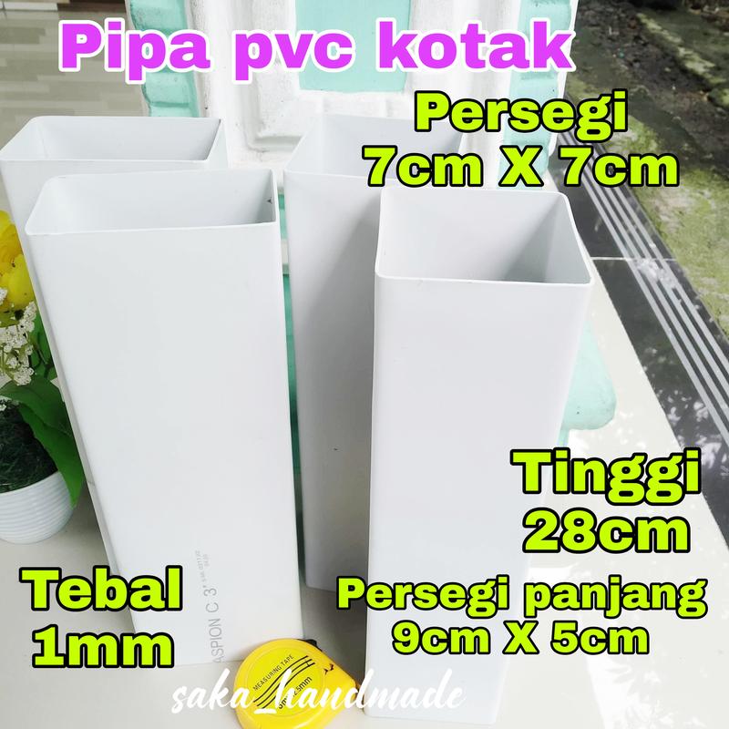 PIPA PARALON/PVC KOTAK 3" PERSEGI/PERSEGI PANJANG - Shop | Tokopedia