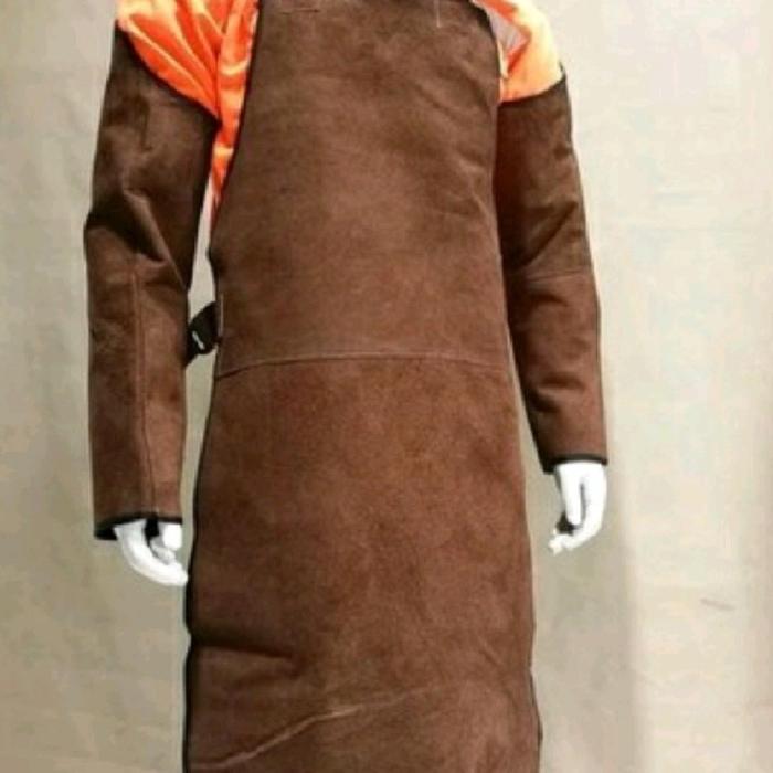Jual Apron Las Kulit Dada + Lengan / Apron Safety 1 Set - Jakarta Barat ...