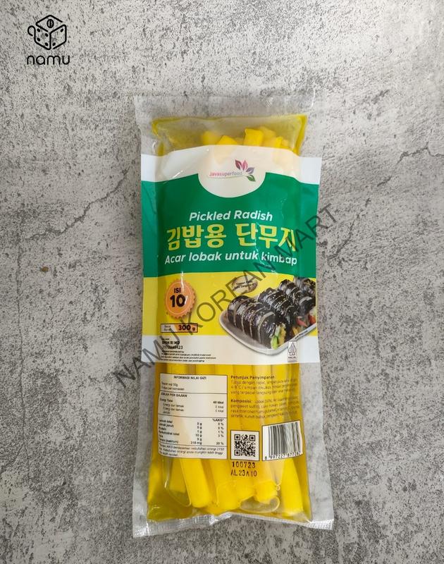 Java Super Food Danmuji 300gr / Pickled Radish / Acar Lobak untuk ...