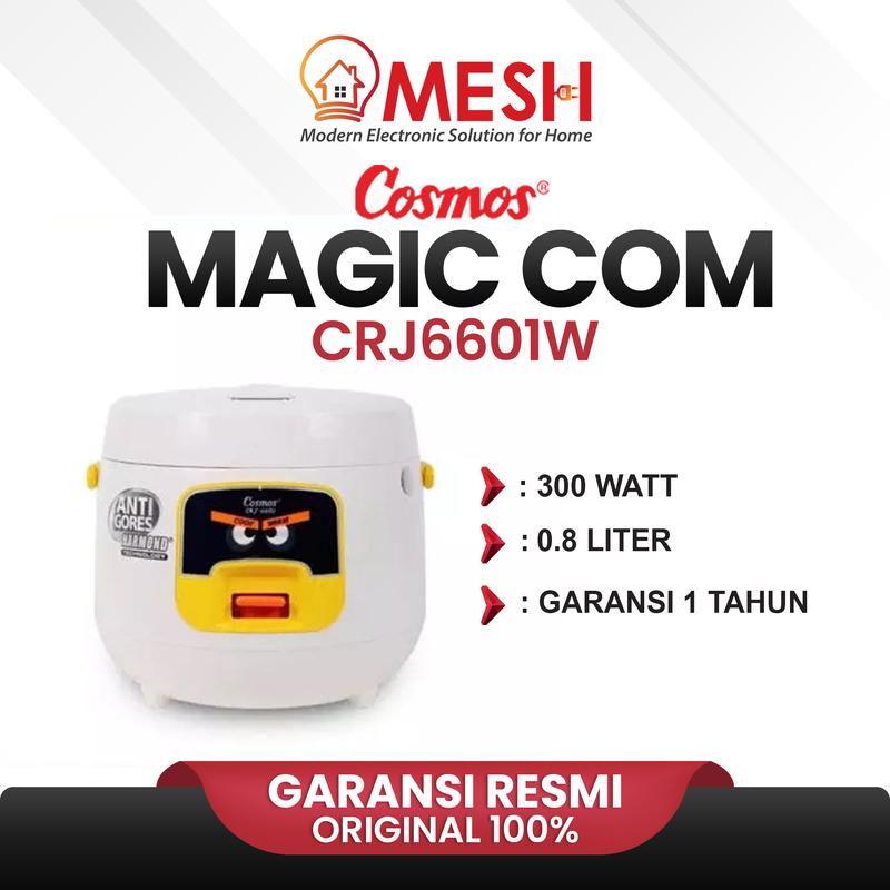 Cosmos CRJ6601W – Magic Com 0.8 Liter Harmond - Shop | Tokopedia