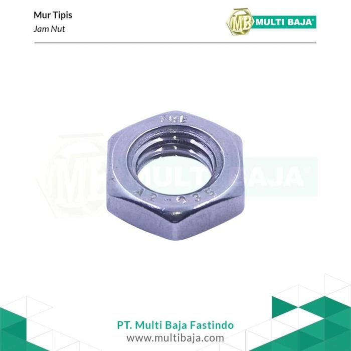 Jual Jam Nut Stainless Steel 304 M8 - 1.25 - M20 - 2.5 - Jakarta Barat ...