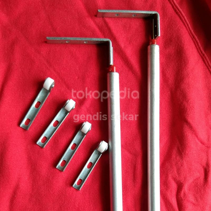 rel jendela sliding vertikal | 40cm - 65cm | engsel sliding vertikal ...