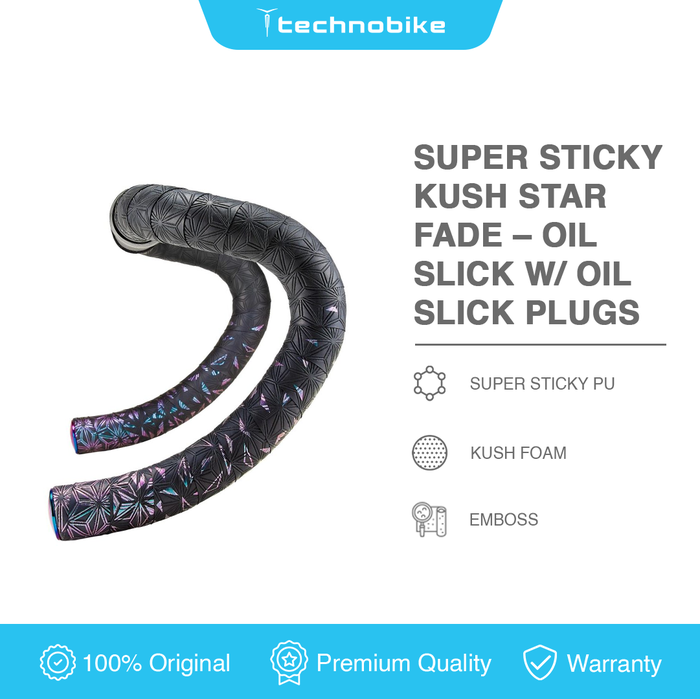 Jual Bartape Supacaz Super Sticky Kush Star Fade Tape Sepeda - Neon ...