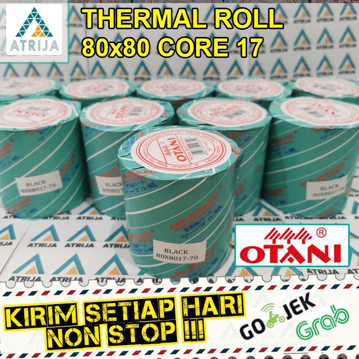 Jual Thermal Paper Roll Otani 80x80 Core 17. Kertas Struk Kasir - Kota ...