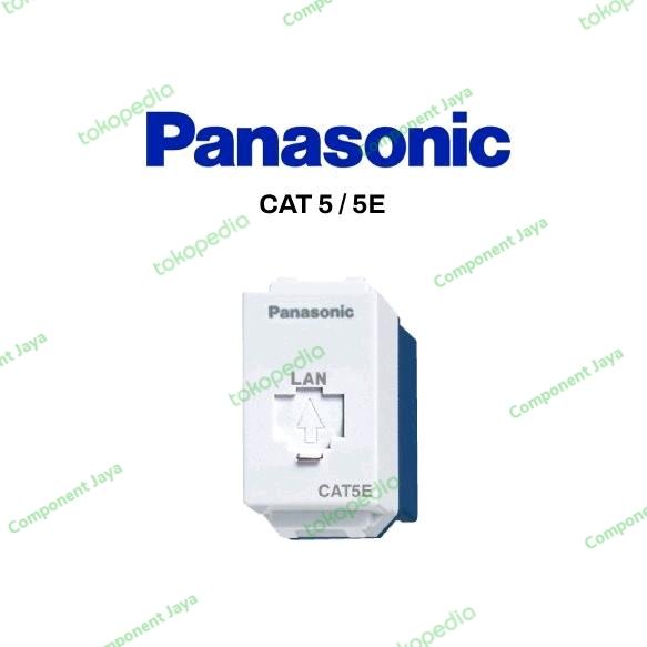 Jual Mata Socket Outlet Data LAN Internet Panasonic CAT5 CAT 5 CAT5E - Kota Tangerang ...
