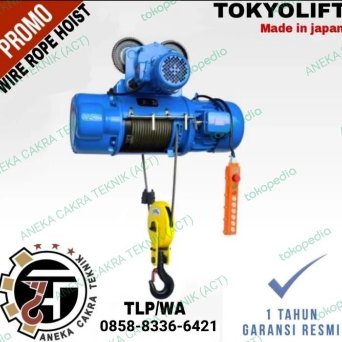Jual electric Wire Rope Hoist 5 ton x 12 meter Tokyo Lift Japan ...