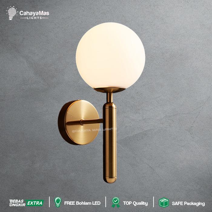 Promo Lampu Hias Dinding Indoor Minimalist Modern Vintage Nordic Bulat ...