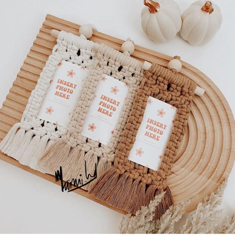 foto lucu , bingkai foto unik & lucu macrame ( perlengkapan dekorasi ...
