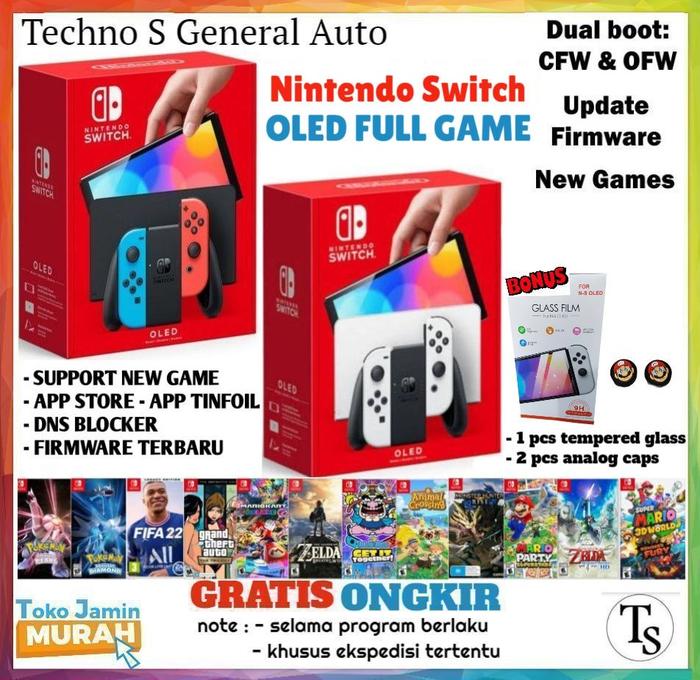 Jual Nintendo Switch OLED Console Switch Oled NEON Red Blue White Full ...