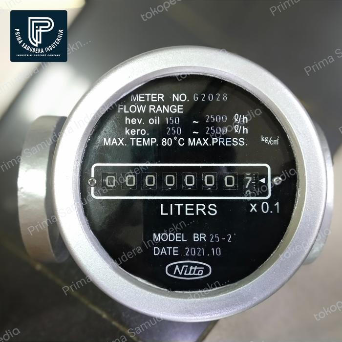 Jual Flow Meter Nitto Seiko 1 Inch Model BR 25-2 + Include Tera ...