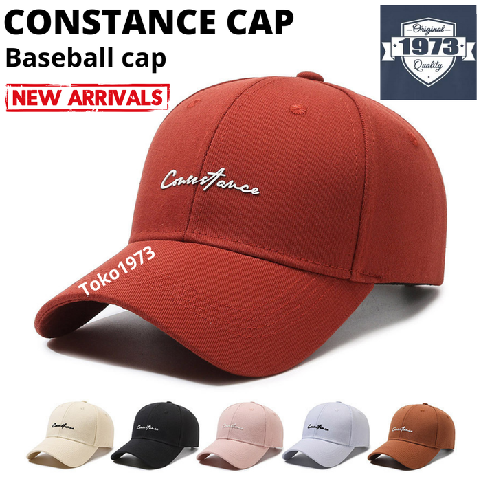 Promo Baseball cap : CONSTANCE - Topi Baseball Topi Pria Topi Wanita ...