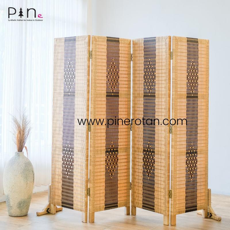 Sketsel Partisi Penyekat Ruangan Minimalis Pine Rotan Sintetis - Shop ...