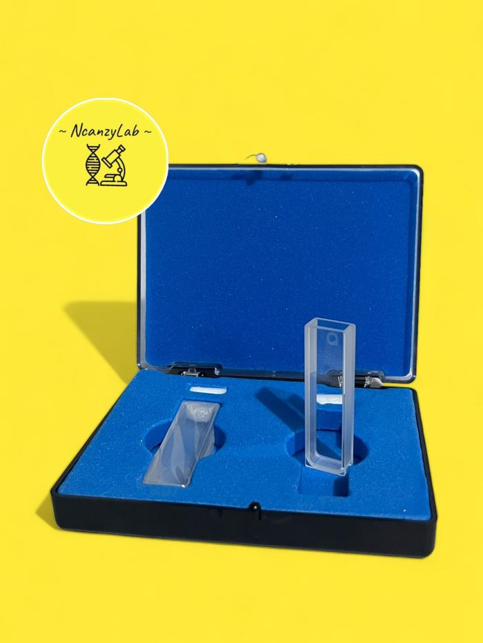 Jual Kuvet Kuarsa / Cuvete Quartz Spectrophotometer Lid 5 mm 1 Box isi ...
