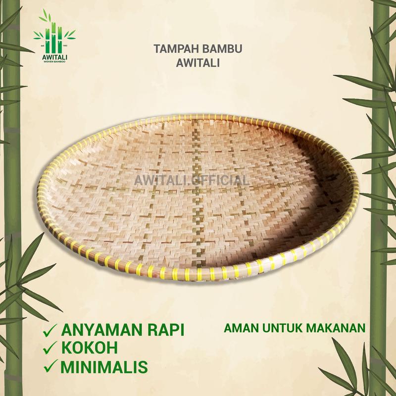 Tampah Bambu anyaman nyiru 60cm / Nampan Tempeh bambu besar - Shop ...