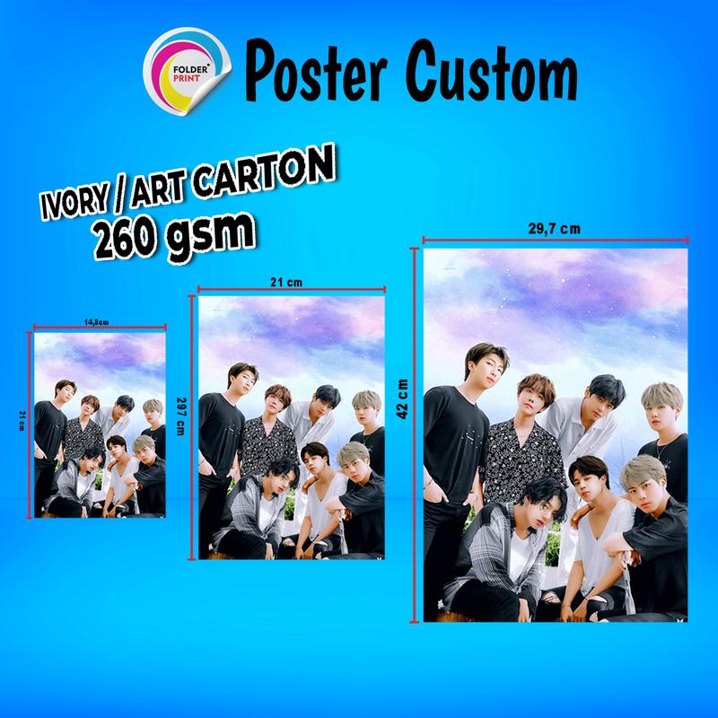 Cetak Poster Art Carton A3+ Custom 260 Gsm - Shop | Tokopedia