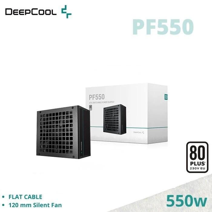Power Supply DeepCool PF550 550W 80+ All Flat Cable - PSU 550Watt ...