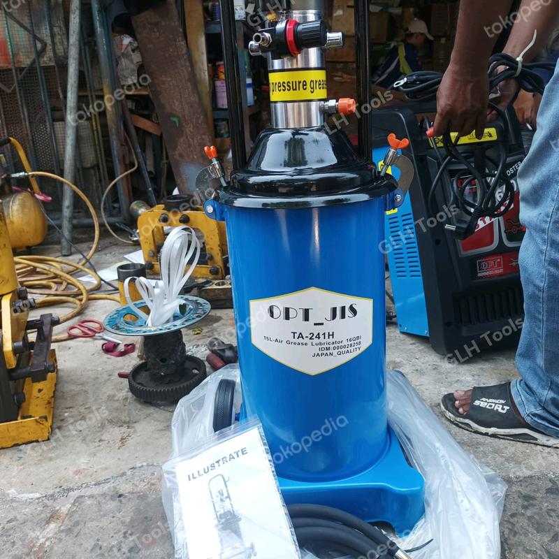Air Grease pump lubricator / pompa Gemuk 15 liter OPT JIS - Shop ...