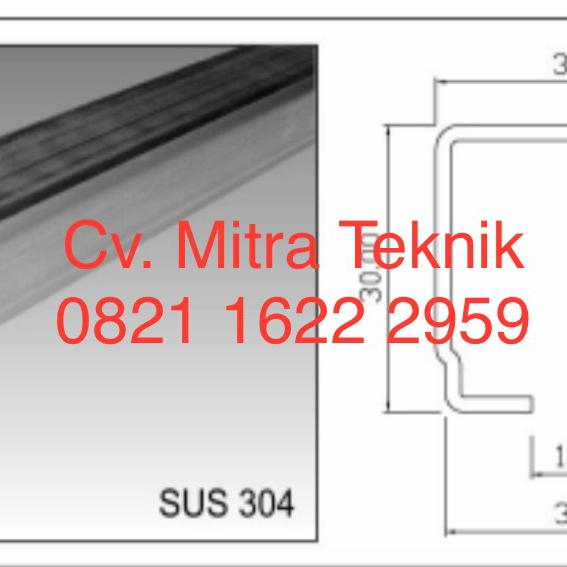 Jual C track atau C rail 30x32x1.6 panjang 4 meter original taiwan ...