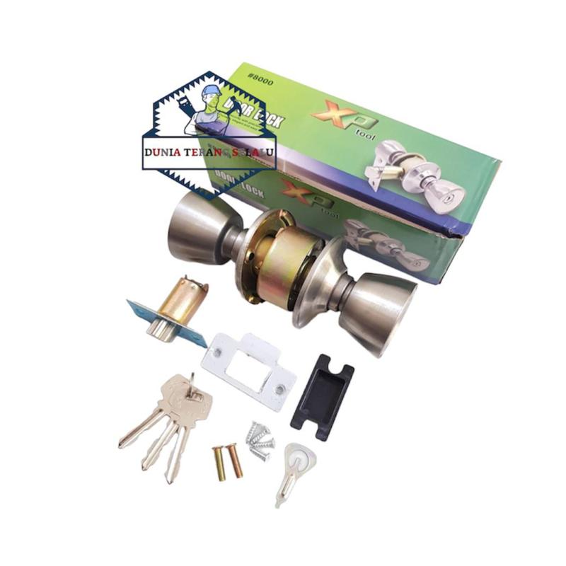 Kunci Pintu Bulat XPTOOL 8000 SS - Door Lock Selot Konci Kamar Mandi ...