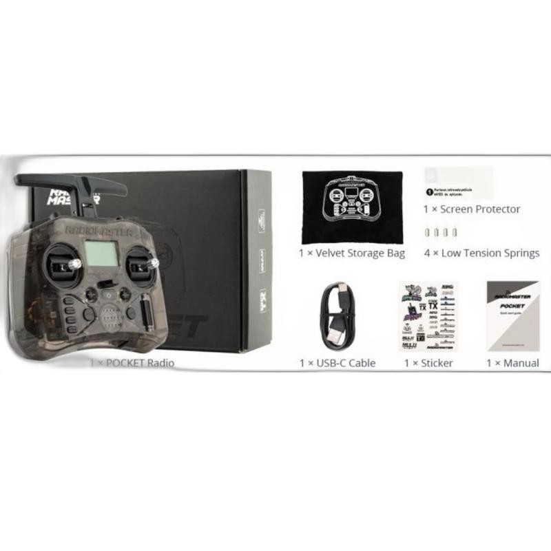 Radiomaster Pocket ELRS Transmitter 2.4Ghz Hall Sensor Gimbal - Shop ...