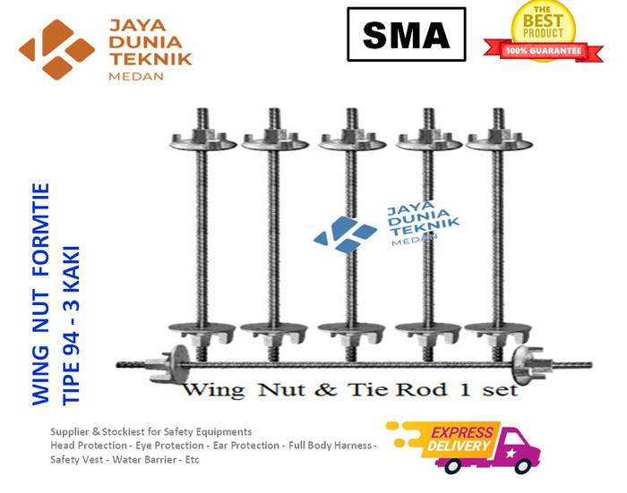 Mur Tie Rod Bekisting 3 Kaki Wingnut Wing Nut - Shop | Tokopedia