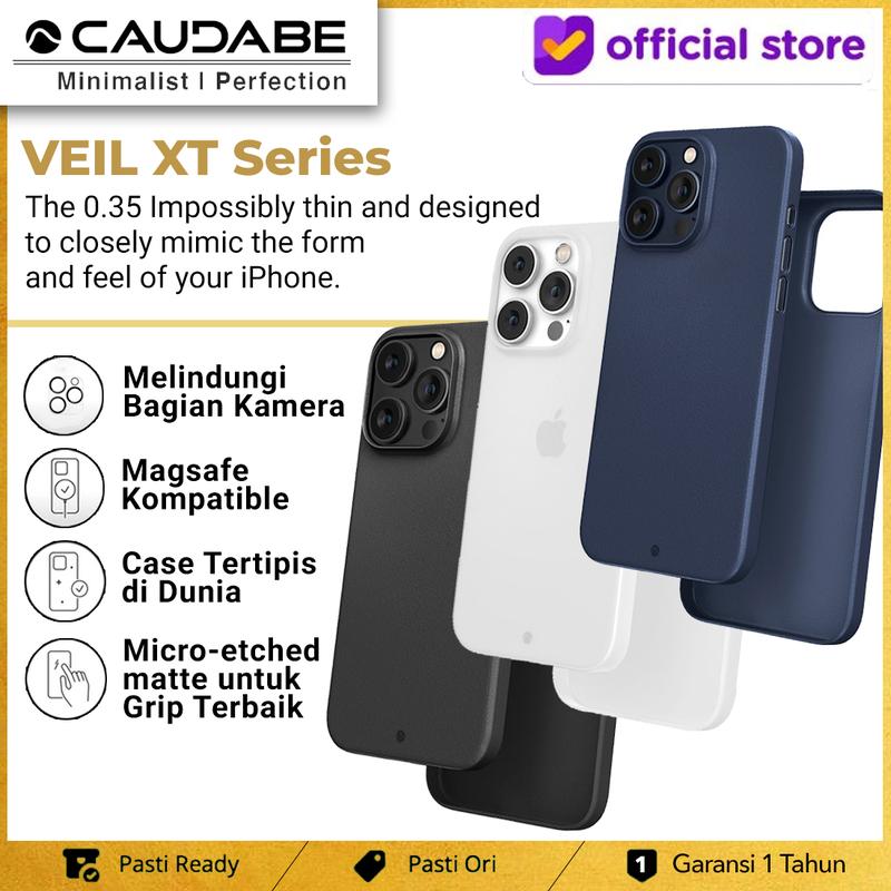 Caudabe Veil XT Case Compatible For iPhone 15 Pro Max Plus - Slim ...