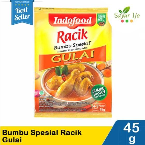 Promo Indofood Bumbu Racik Gulai 45 Gram Oriental Curry Gule Masak ...