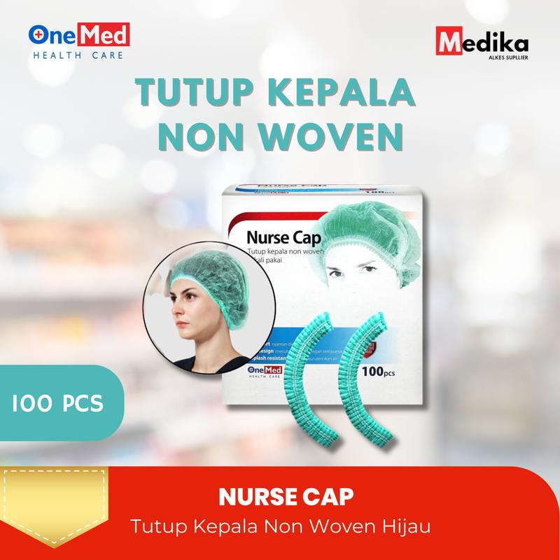NURSE CAP ONEMED Penutup Kepala Operasi Hair Net Gojek - Shop | Tokopedia