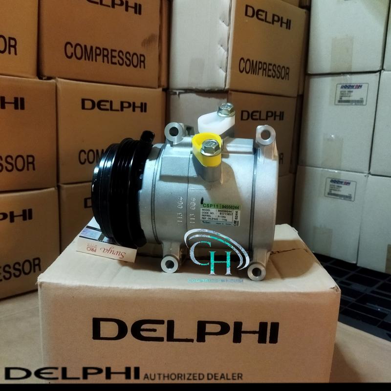 compresor kompresor compressor ac mobil chev. new spark delphi 1200cc ...