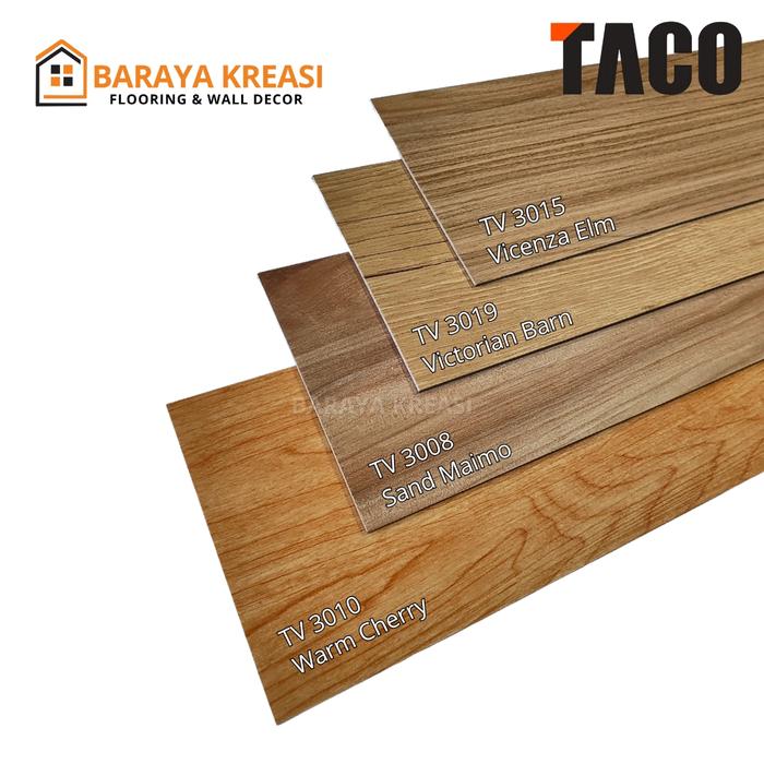 Promo TACO LANTAI VINYL TEBAL 3MM MOTIF KAYU /WOOD SERIES - TV 3019 ...