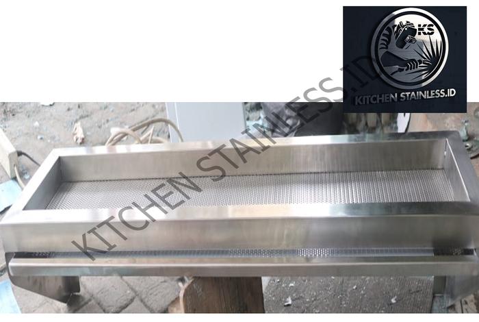 Jual S/S Perforated Wall Shelf Plate Rack / Rak Piring Dinding ...