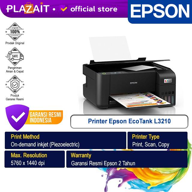 Epson Printer EcoTank Ink Tank L3210 A4 - All In One (Print, - Shop ...