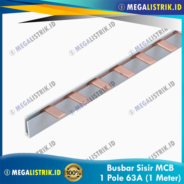 Jual Busbar Sisir MCB 1 Pole 63A ( 1 Meter ) Rel Jumper 1 Phase / 1P 54 ...