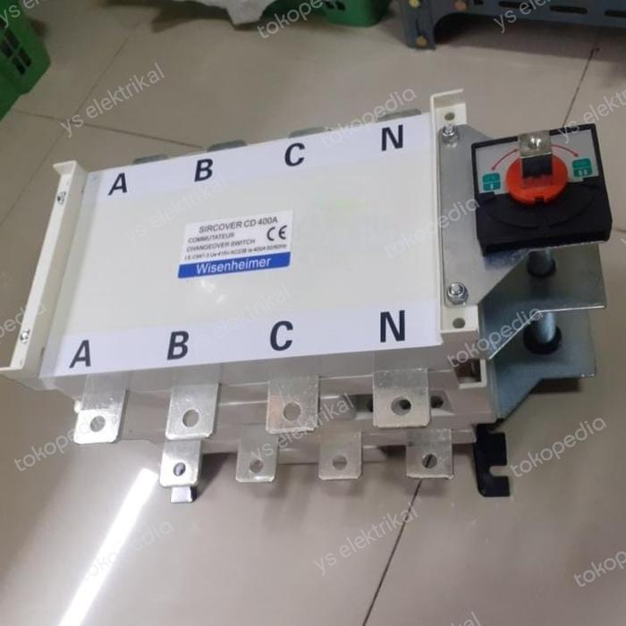 Jual Change Over Switch 4 Pole 400A COS OHM Saklar Manual 400A ...