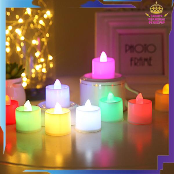 GTT Lilin Led Mini Candle Light Lamp Dekorasi Kamar Lilin Elektrik ...