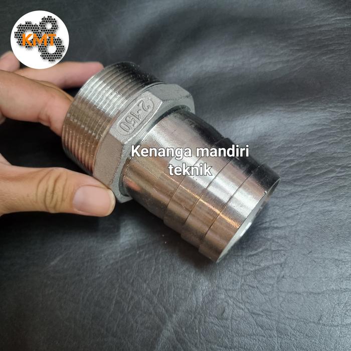 Jual 2 inch Hose nepel / king nepel stainless // nepel selang stainless ...