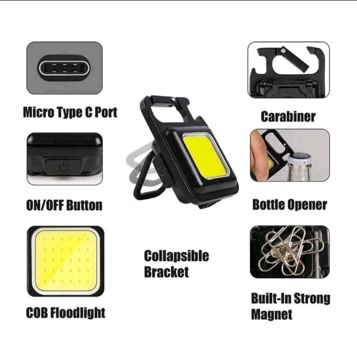 LAMPU MINI COB MULTIFUNGSI - 3 MODE CAHAYA - Shop | Tokopedia