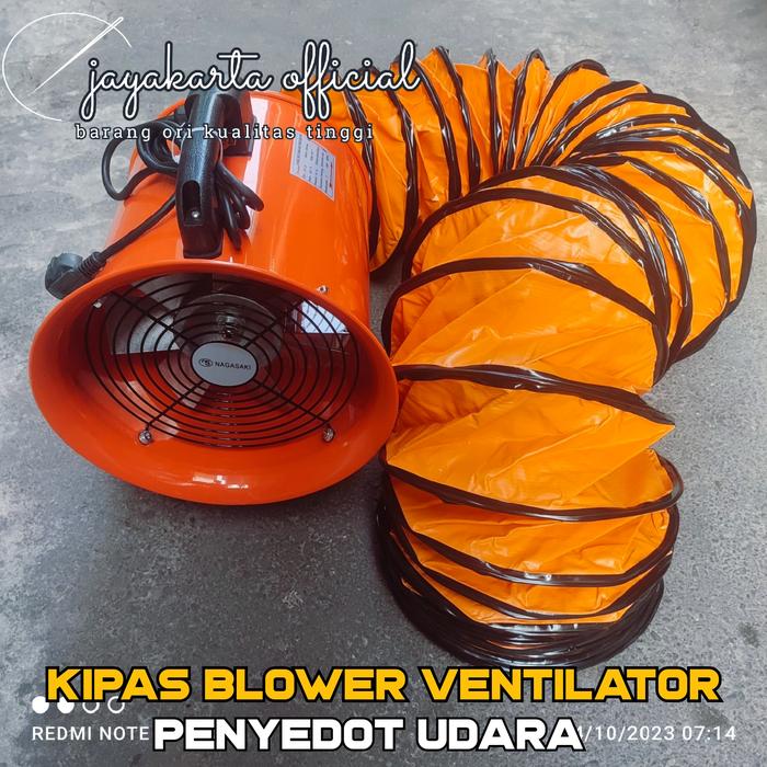 Jual kipas blower portable ventilator 8 inch exhaust penyedot Asap ...