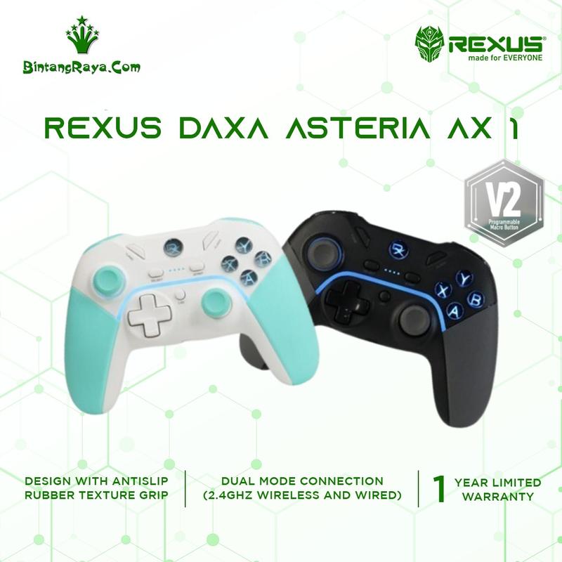Gamepad Rexus Daxa Asteria AX1 V2 / GEN 2 Wireless Gaming Controler ...