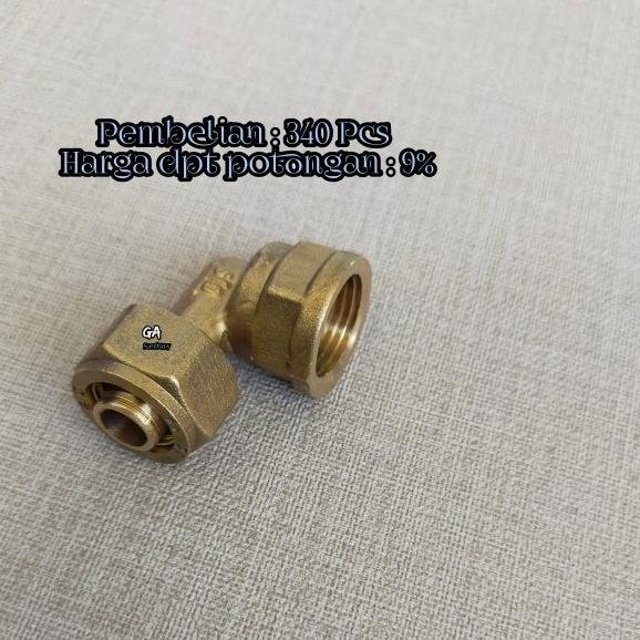 Keni drat dalam ( KDD ) air panas kuningan 1/2" - Shop | Tokopedia