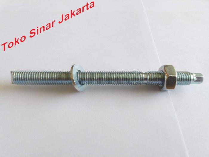Jual Chemical Anchor Angkur Dynabolt Long Drat Stud Bolt As 10 mm x 130 ...