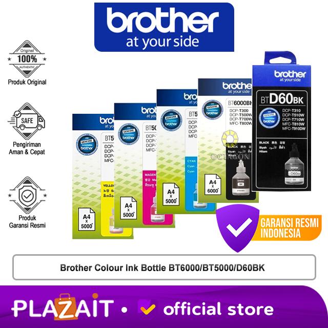 Brother Tinta Ink Bottle BT-D60 Black - Original - Shop | Tokopedia