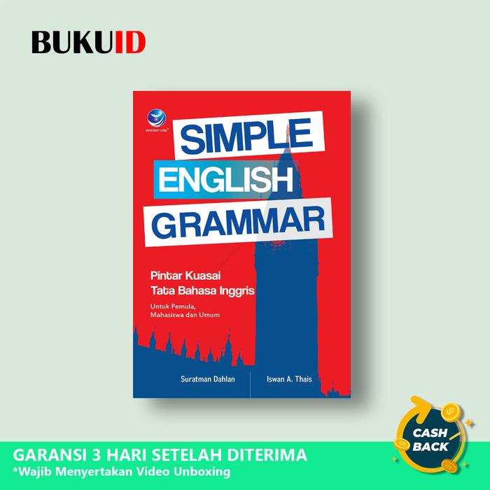 Jual Buku Simple English Grammar, Pintar Kuasai Tata Bahasa Inggris ...