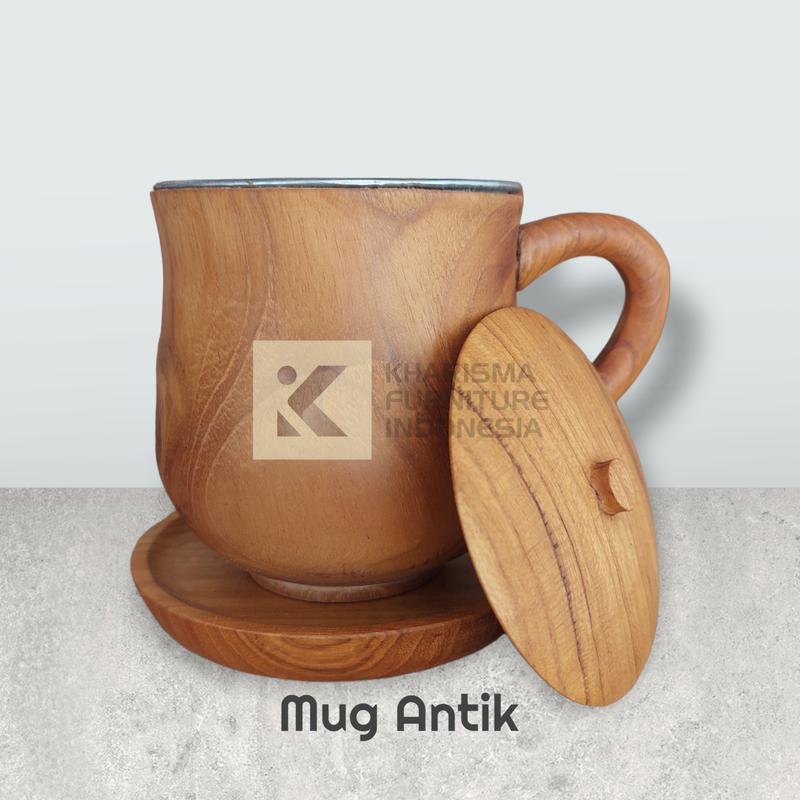 Mug Kayu - Cawan Kayu - Gelas Kayu - Cangkir Kayu - Shop | Tokopedia