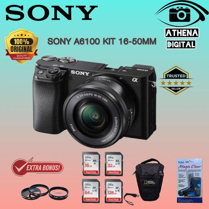 Jual SONY ALPHA A6100 KIT 16-50MM / SONY A6100 KIT 16-50MM / SONY A6100 ...