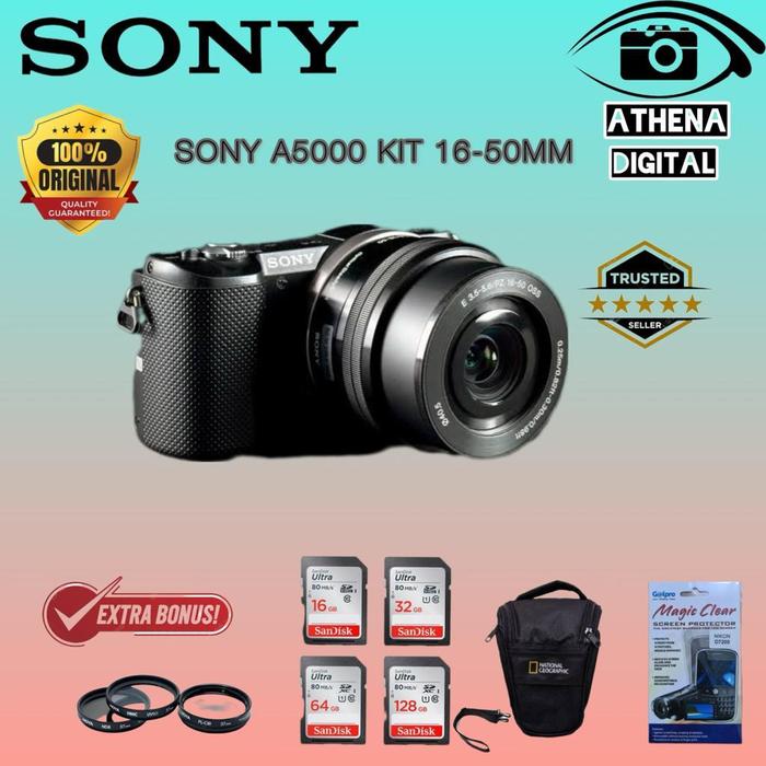 Jual SONY ALPHA A5000 KIT 16-50MM / SONY A5000 KIT 16-50MM / SONY A5000 ...