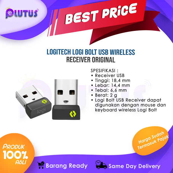 Jual Logitech Logi Bolt USB Wireless Receiver Original - Jakarta Pusat ...